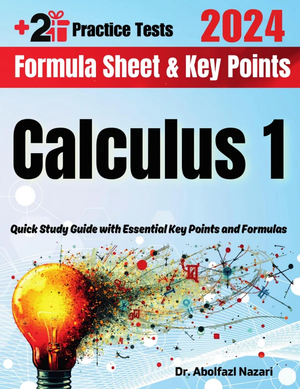 Calculus 1 Formula Sheet and Key Points: Quick Study Guide and Test ...