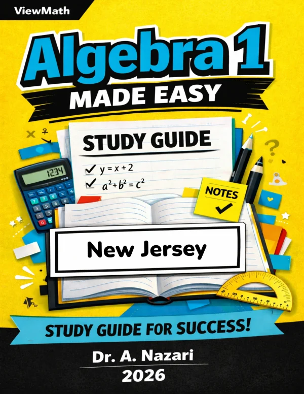 New Jersey NJSLA Algebra 1 Math Made Easy – PDF eBook – ViewMath Math ...