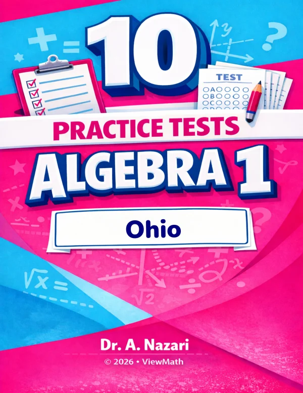 10 Ohio OST Algebra 1 Math Practice Tests – PDF eBook – ViewMath Math ...